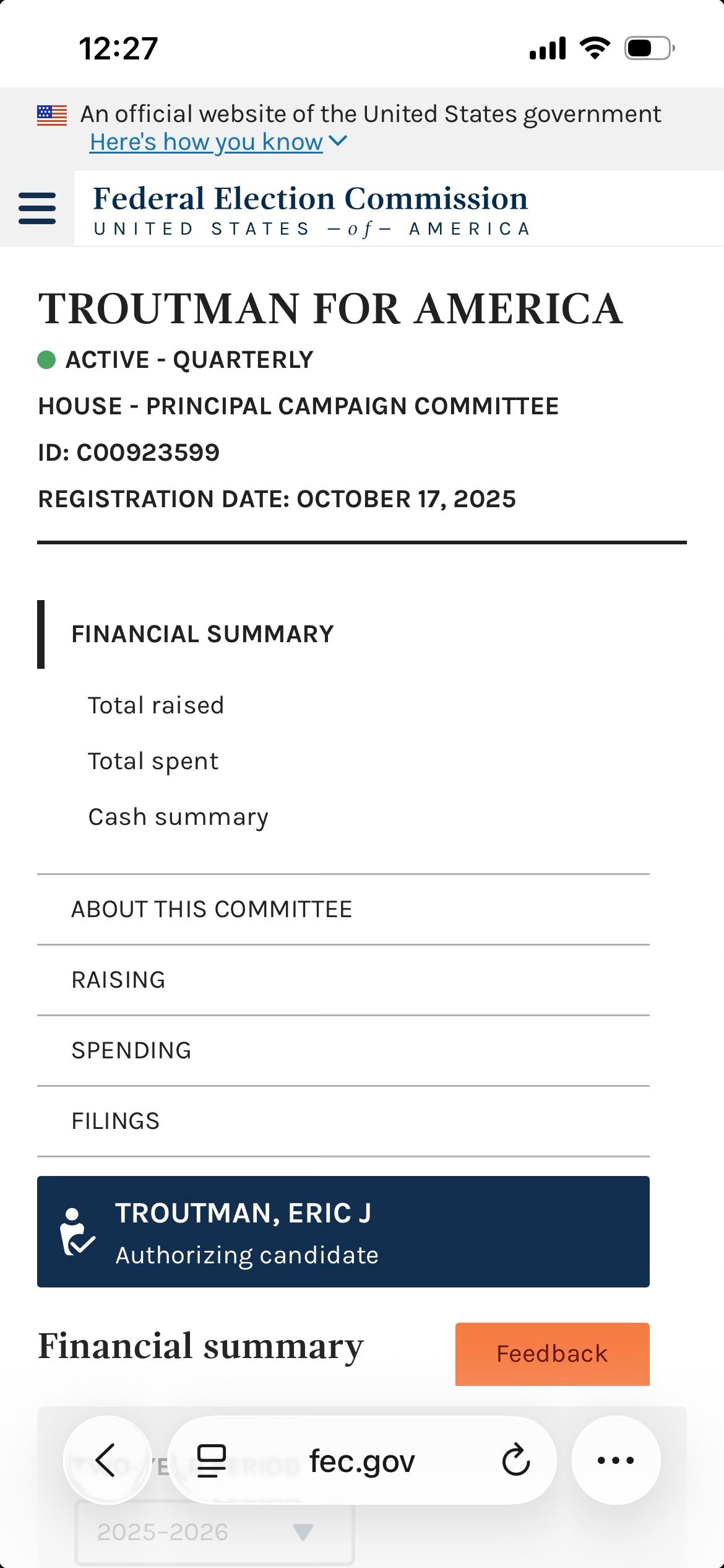 WOAH- THE CZAR IS IN!!!!!!!!!!!!!!!!!!!: Eric J. Troutman Announces Bid ...